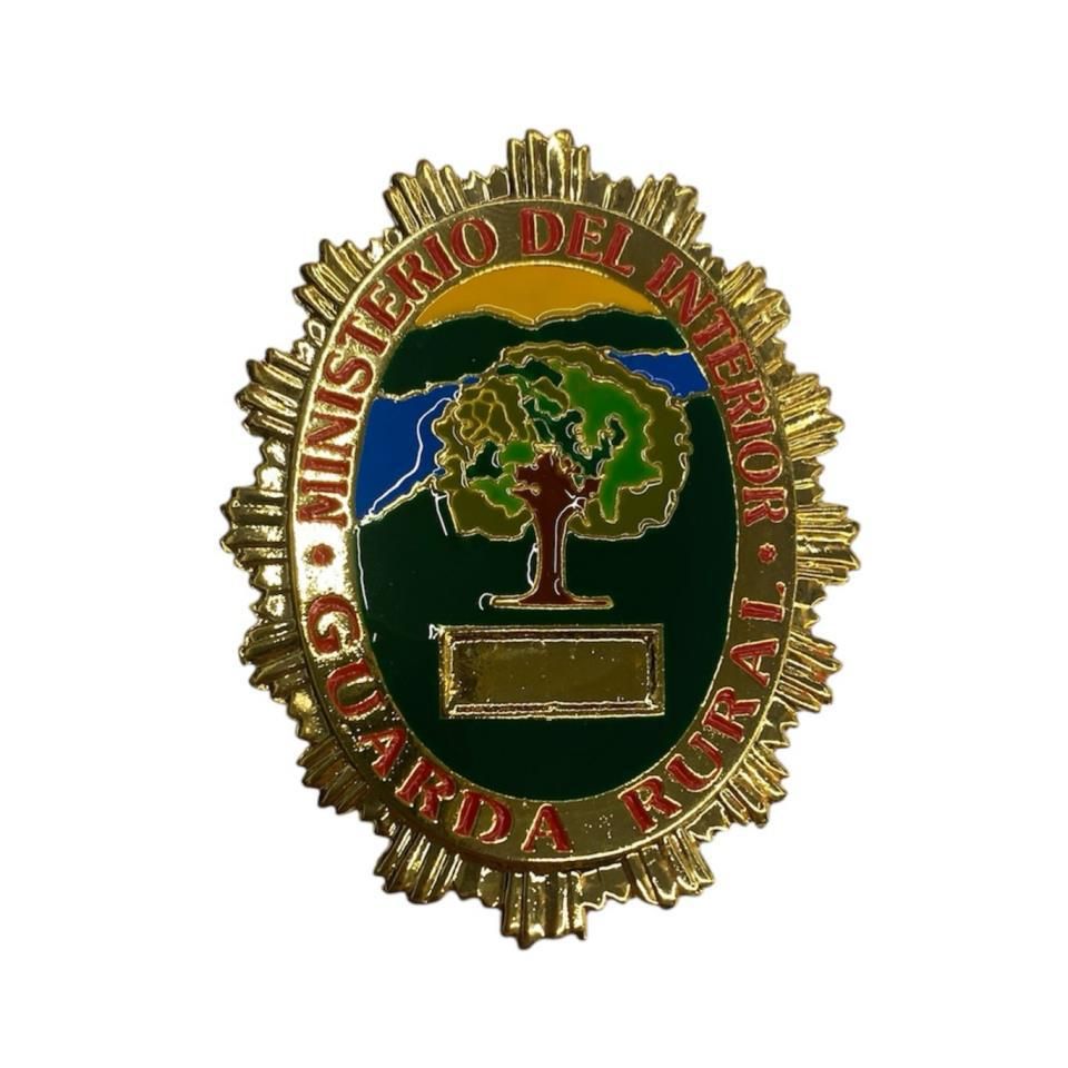 Placa pecho Guarda Rural con alfiler » Sector 112 Material Policial S.L.