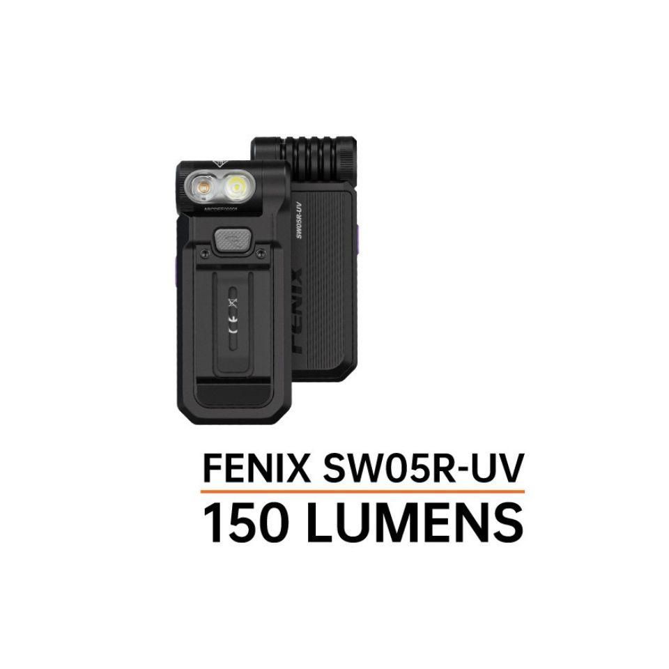 Linterna multiusos Fenix SW05R-UV – 150 lúmenes » Sector 112 Material Policial S.L.