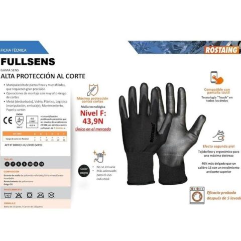 Guantes anticorte ROSTAING Fullsens » Sector 112 Material Policial S.L.