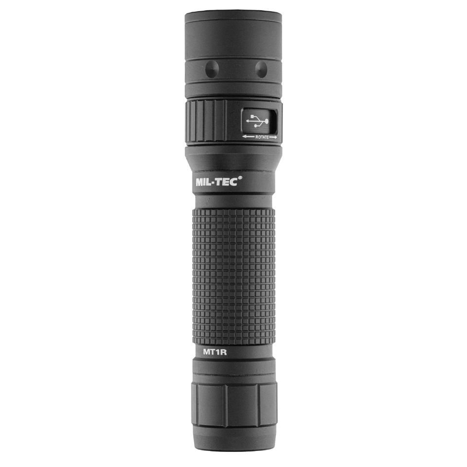 Linterna Mini Recargable MILTEC 450 Lm » Sector 112 Material Policial S.L.